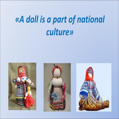 Making dolls | PPT