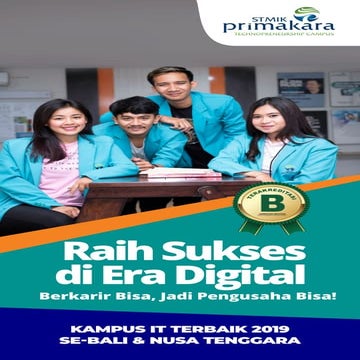 Brosur STMIK Primakara Tahun 2020 | PDF
