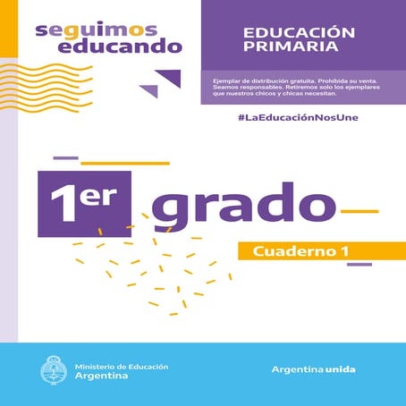 Primaria primer grado cuadernillo 1 | PDF