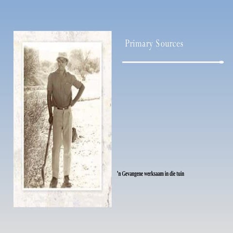 Primary Sources | PPT | Books and Literature