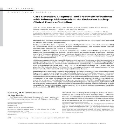 Primary aldosteronism | PDF