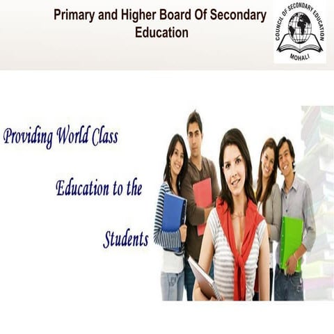 Primary and higher board of secondary education | PPT