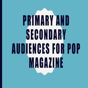 Primary and Secondary | PPTX
