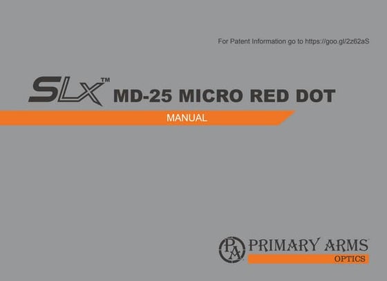 Instruction manual | Leupold Freedom RDS Red Dots | Optics Trade | PPT