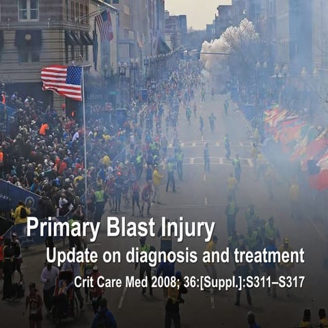 Blast injuries | PPT