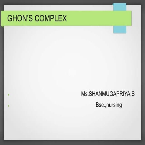 Ghon's complex | PPTX