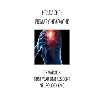Primary headache | PPT