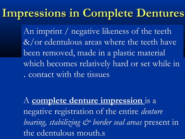Stock trays | PPTX | Oral care | Personal Care