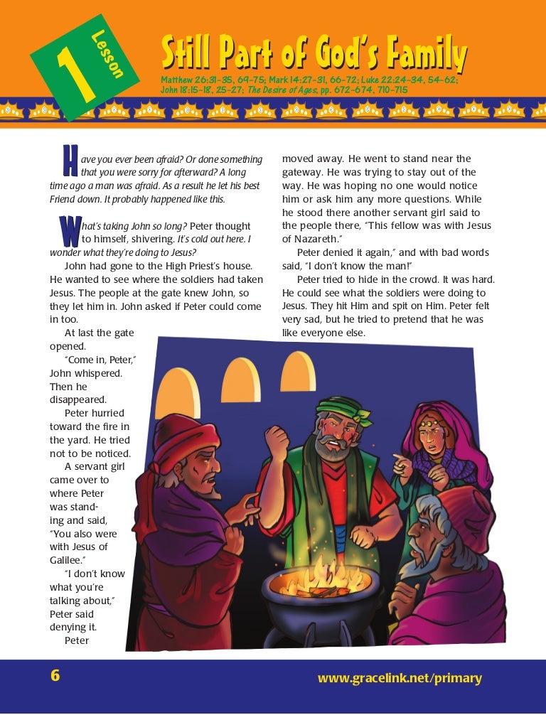 Lesson 1 | Primary | Sabbath School | Second Quarter 2015