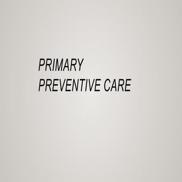 Preventive health care for women ppt | PPTX