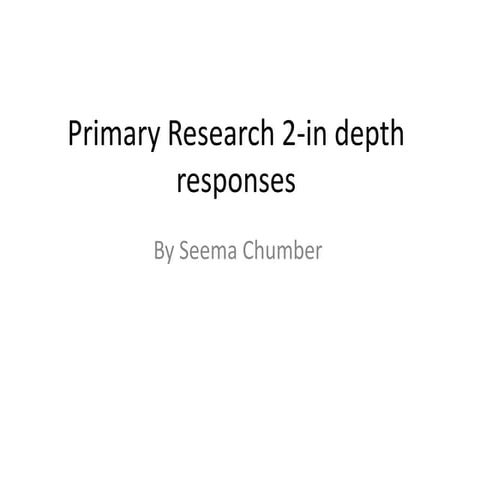Interview analysis | PPTX