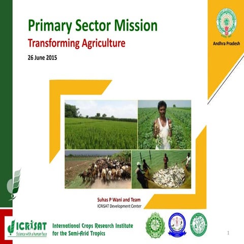Primary sector mission - Transforming agriculture | PPTX