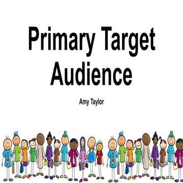 Primary target audience | PPT