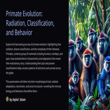 Primate-Evolution-Radiation-Classification-and-Behavior.pptx