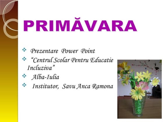 Primavara | PPTX