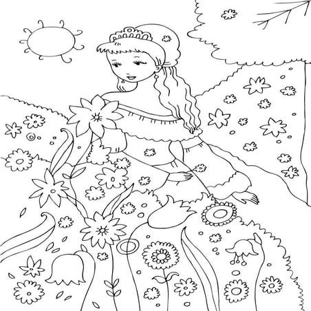 Primavara pagini de colorat | PDF