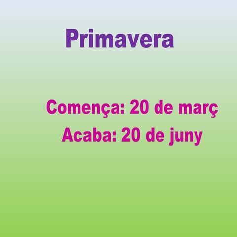 Primavera | PPT