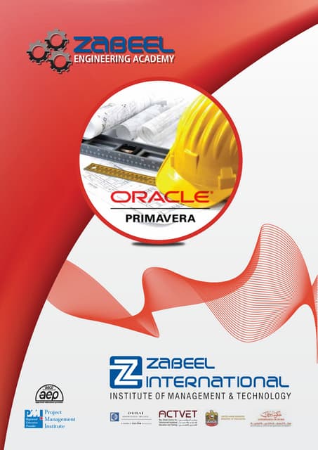 Primavera P6 Notes for Beginners | PDF