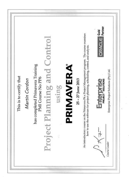 Cv certificates | PDF