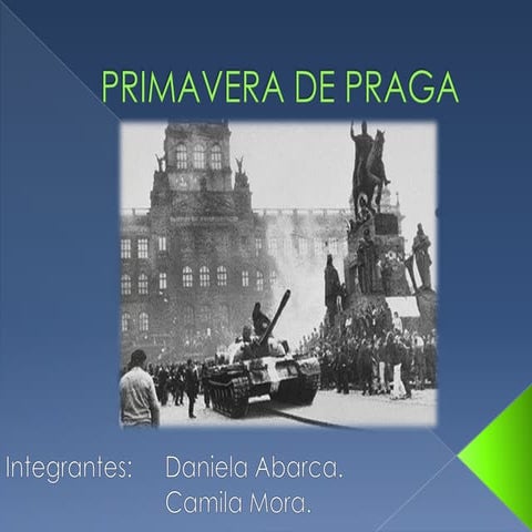 Primavera de praga | PPTX