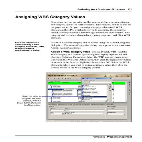 Primavera p6 project management reference manual part7 | PDF