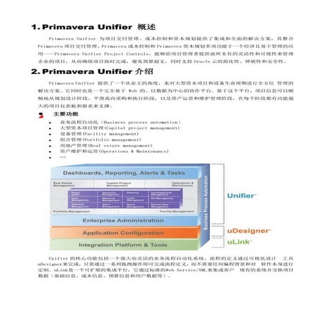 Primavera unifier introduction(10.x) | PDF