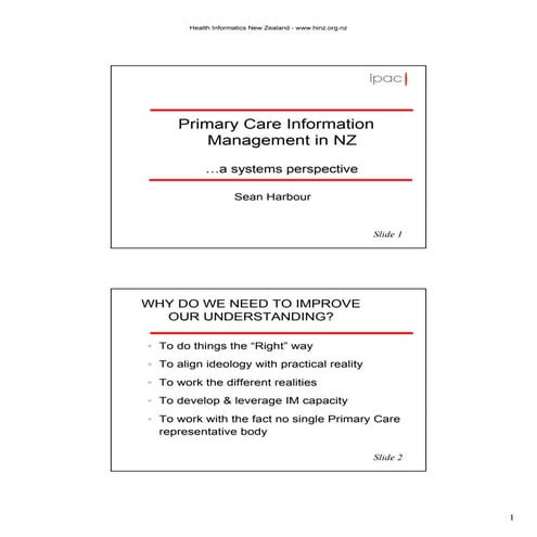 Overview of the New Zealand Maternity Clinical Information System | PPTX