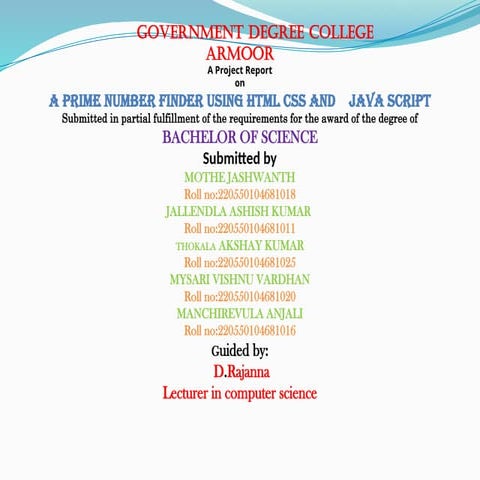 this the ug students project work prime.pptx
