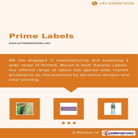Prime labels | PDF | Business | Business and Finance