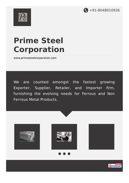 Prime steel corporation