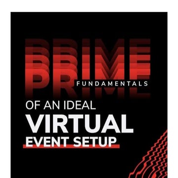 Prime fundamentals of an ideal virtual event setup | PPT