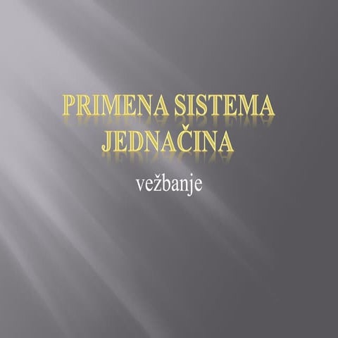 Primena | PPT