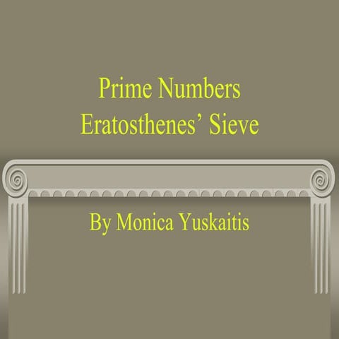Prime Numbers | PPT