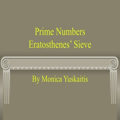 Prime numbers | PPT