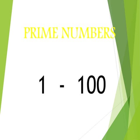 Prime numbers | PPTX