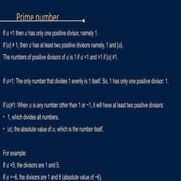 Prime Numbers.power point presentations | PPT