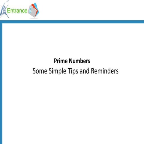 Prime and Composite Numbers | PPTX