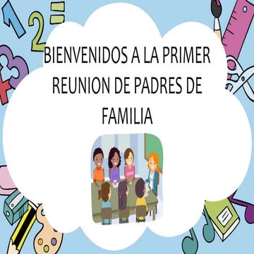 Primera reunión con padres de familia | PPTX