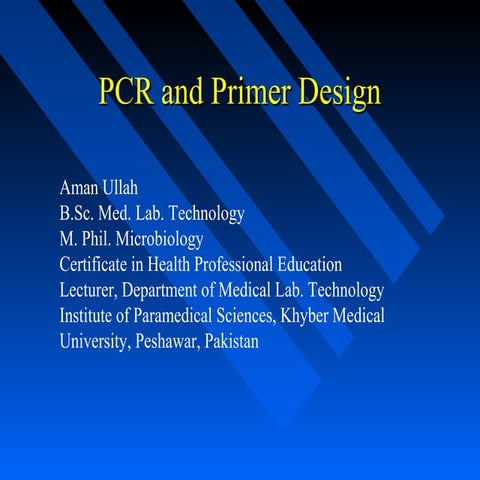 Primerdesign | PPT