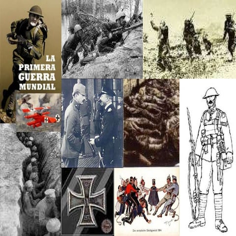 Causas y desarrollo de la Primera Guerra Mundial (1914-1918 | PPT