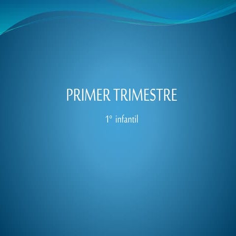 Primer trimestre | PPTX
