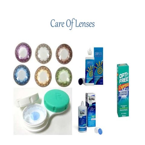 Primary eye care 8 Doctor of Optometry Care Of Lenses | PPT