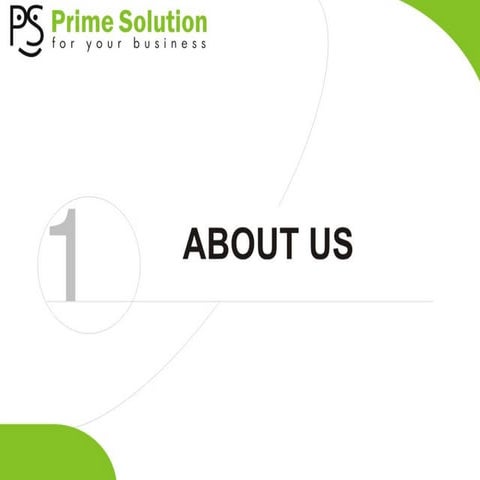 Prime Solution Corporate Presentation Eng | PPT