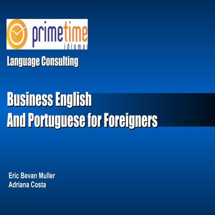 Prime time language consultants | PPT