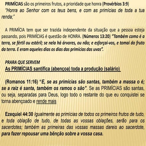 Primicias | PPTX