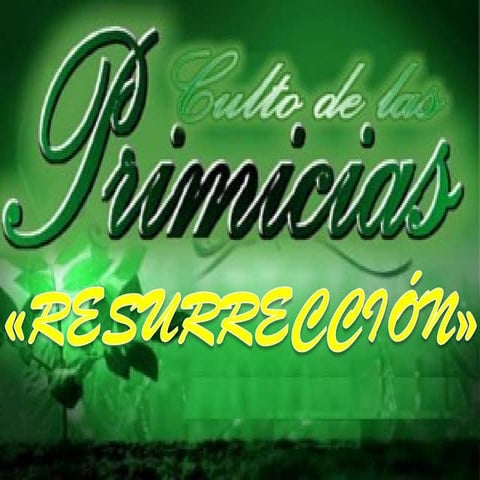 LAS PRIMICIAS | PPTX
