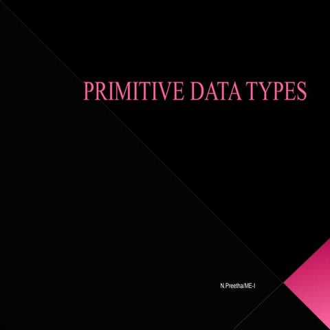 Variables And Data Types In C 