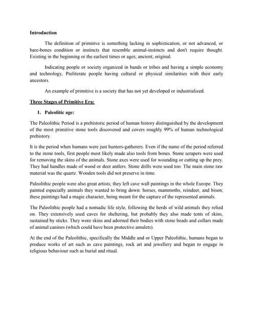 Palaeolithic and neolithic ages | PPT