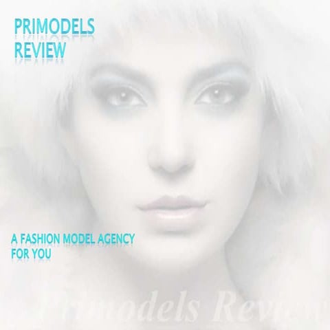 A Fashion Model Agency for You | PPT