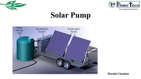 Introduction to solar water pumping | PPT